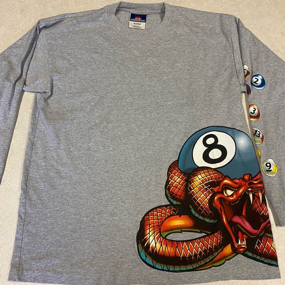 JNCO | Shirts | Vintage 9 Jnco Jeans Snake 8ball Wraparound Cobra ...